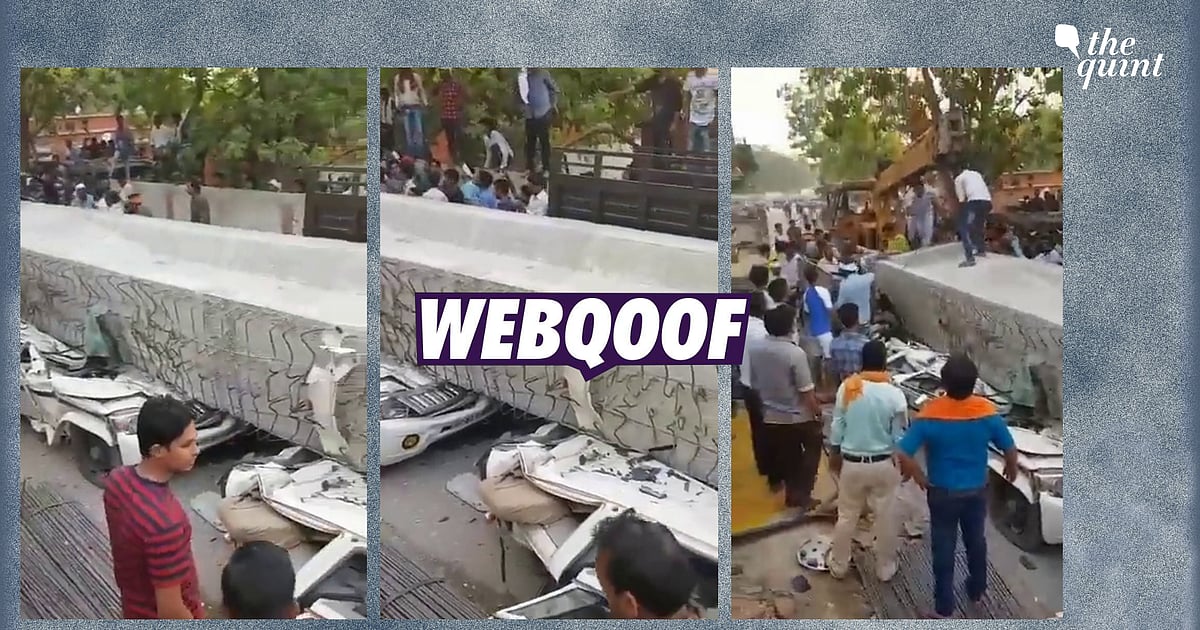 Fact-Check: Old Video From Varanasi Shared as Metro Pillar Collapsing ...