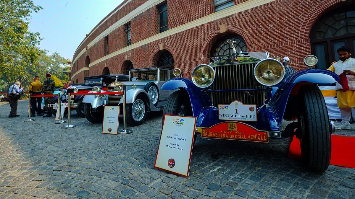 In Photos | Vintage Cars Rev Up Delhi Streets in Style Ahead of G20 Summit