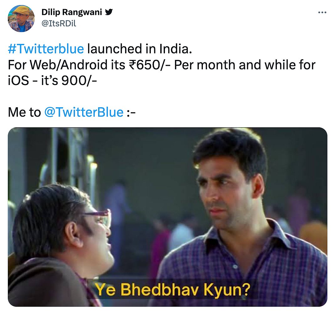 Memes Flood the Internet As Twitter Blue Launches in India