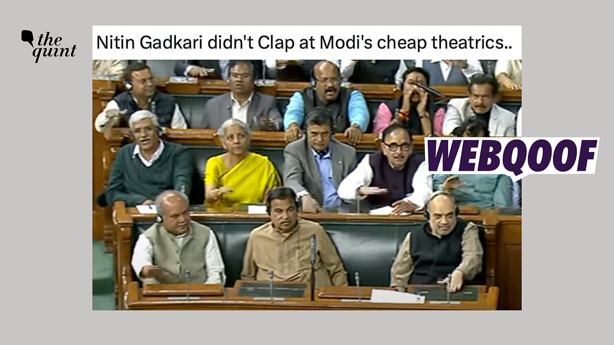 Fact-Check | Did Nitin Gadkari Not Clap While PM Narendra Modi Was ...