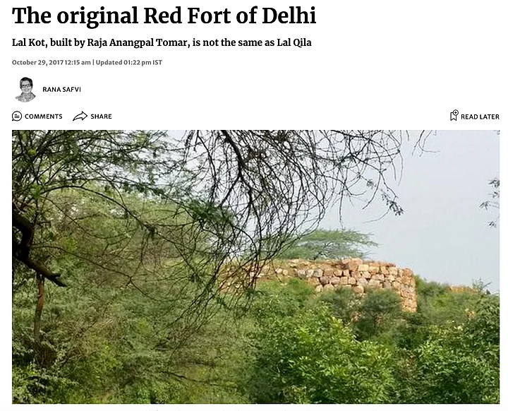 Fact-Check: Was Delhi's Red Fort Built by Anangpal Tomar in 1052; It ...