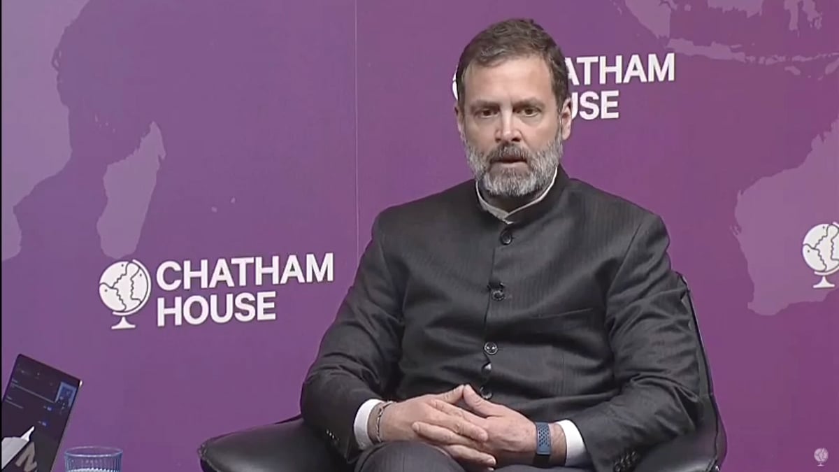 'RSS Has Captured Institutions': Rahul Gandhi at Chatham House Event in ...