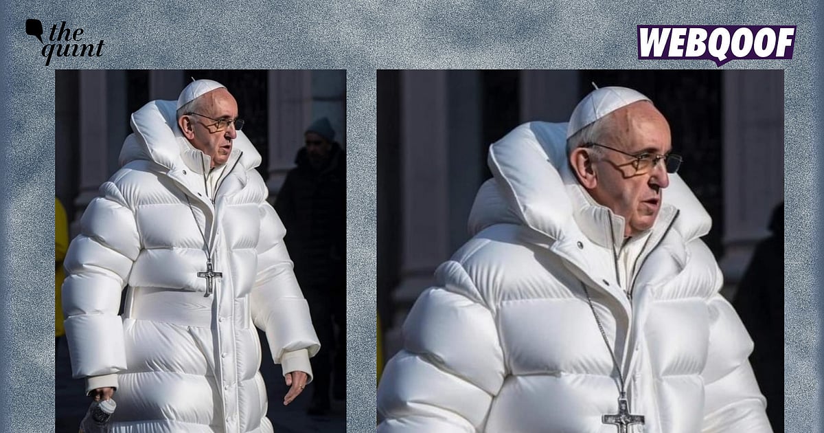 Fact-check | AI-Generated Image of Pope Francis Wearing Puffer Jacket ...