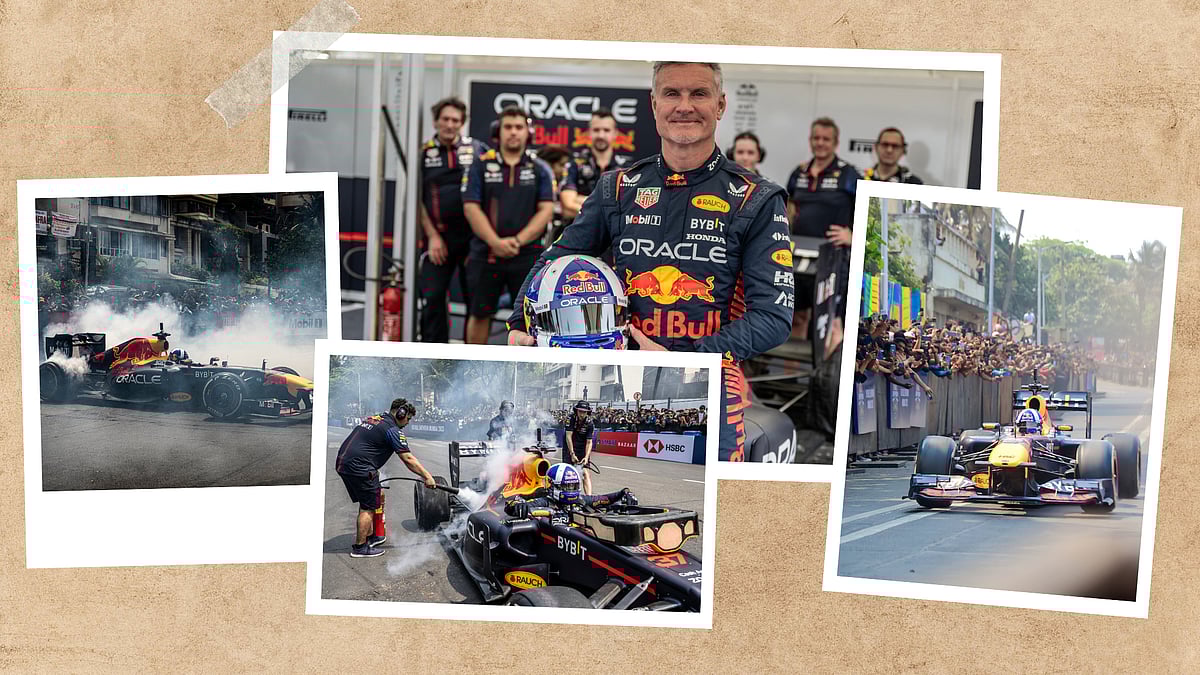In Photos: David Coulthard Enthrals Mumbai With Red Bull F1 Car's Pace ...