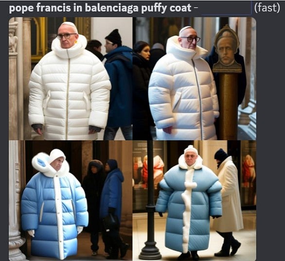 Fact-check | AI-Generated Image of Pope Francis Wearing Puffer Jacket ...