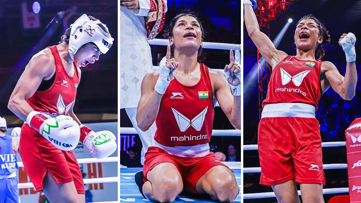 In Photos: Nikhat Zareen Celebrates Winning Second World Championship Gold