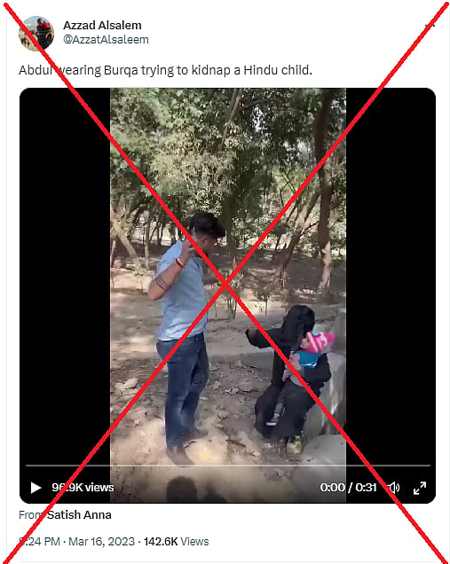 Fact-Check | Does This Video Show Real Incident of Child Kidnapping? No ...