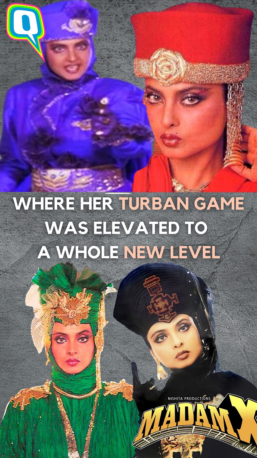 How 'Khoon Bhari Mang' Kickstarted Rekha's Tryst With Bold Fashion Headgear