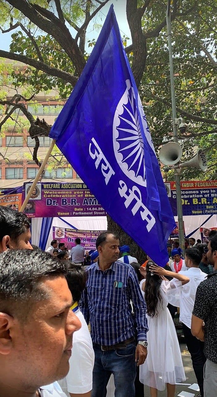 In Photos: Ambedkar Jayanti Celebrations at New Delhi's Parliament Street