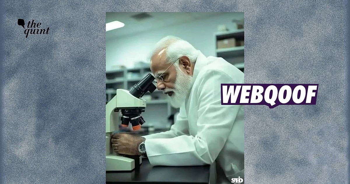 Fact-Check | AI-generated Image of Prime Minister Narendra Modi Looking ...