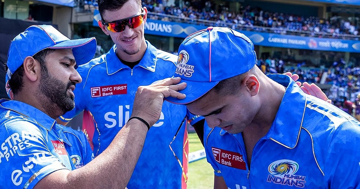 In Photos: Arjun Tendulkar Makes His IPL Debut for Mumbai Indians