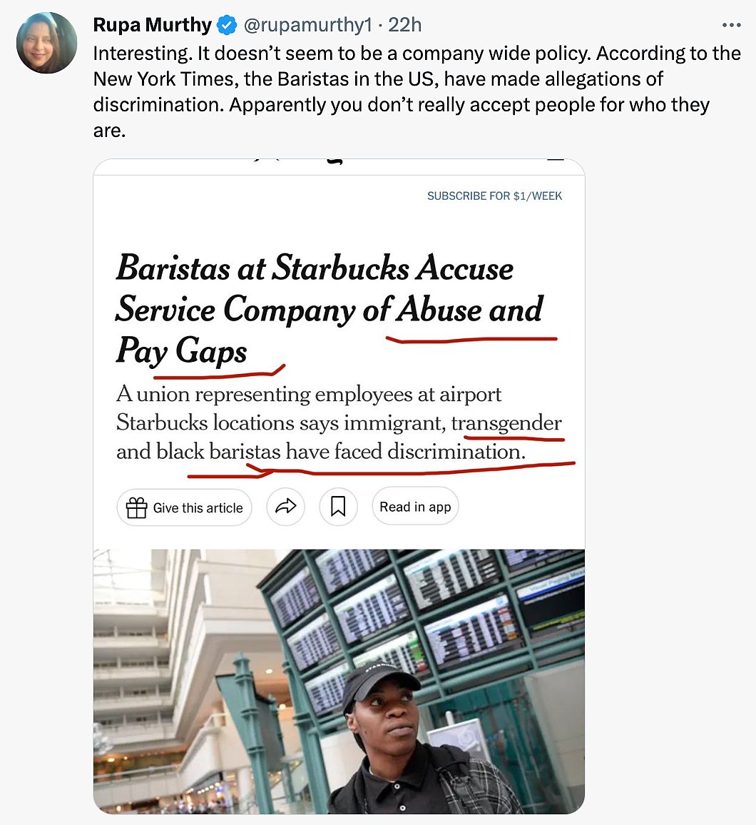 Starbucks' New Ad Showing a Trans Woman Gets Mixed Reactions