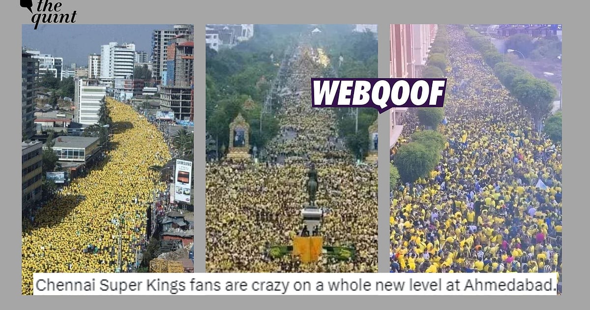 Fact-Check | Unrelated Pictures Shared as CSK Fans Gathered on Streets ...
