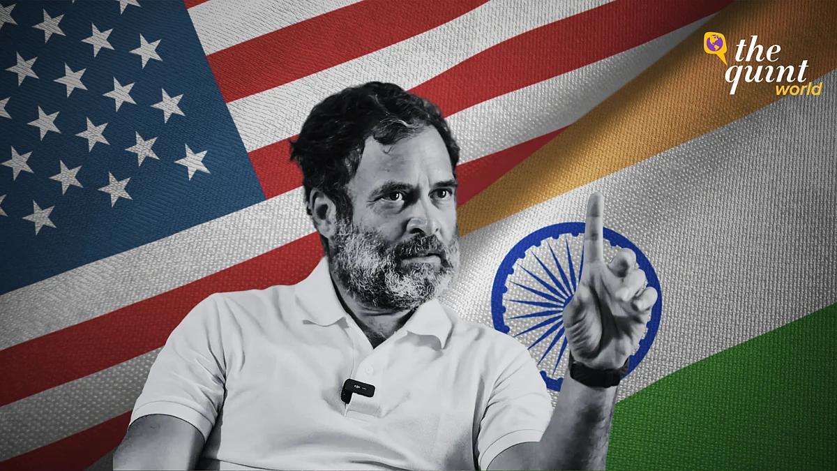 Rahul Gandhi In Us Indian Democracy Is Not The Agenda Says Congress