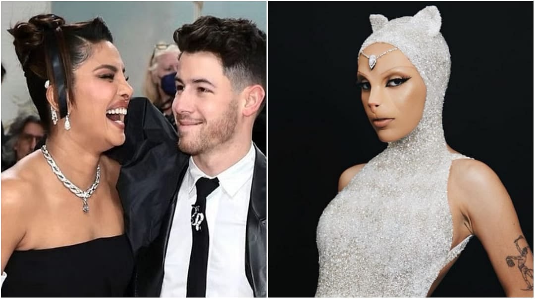 Watch: Priyanka Chopra & Nick Jonas Hilariously Recreate Doja Cat's Met ...
