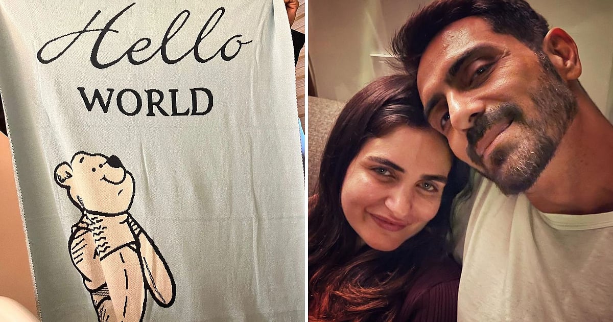 We re Over The Moon Arjun Rampal Gabriella Demetriades Welcome A we-re-over-the-moon-arjun-rampal-gabriella-demetriades-welcome-a