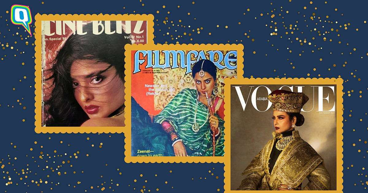 With Rekha's Vogue Shoot Going Viral, A Look at The Times She Made ...
