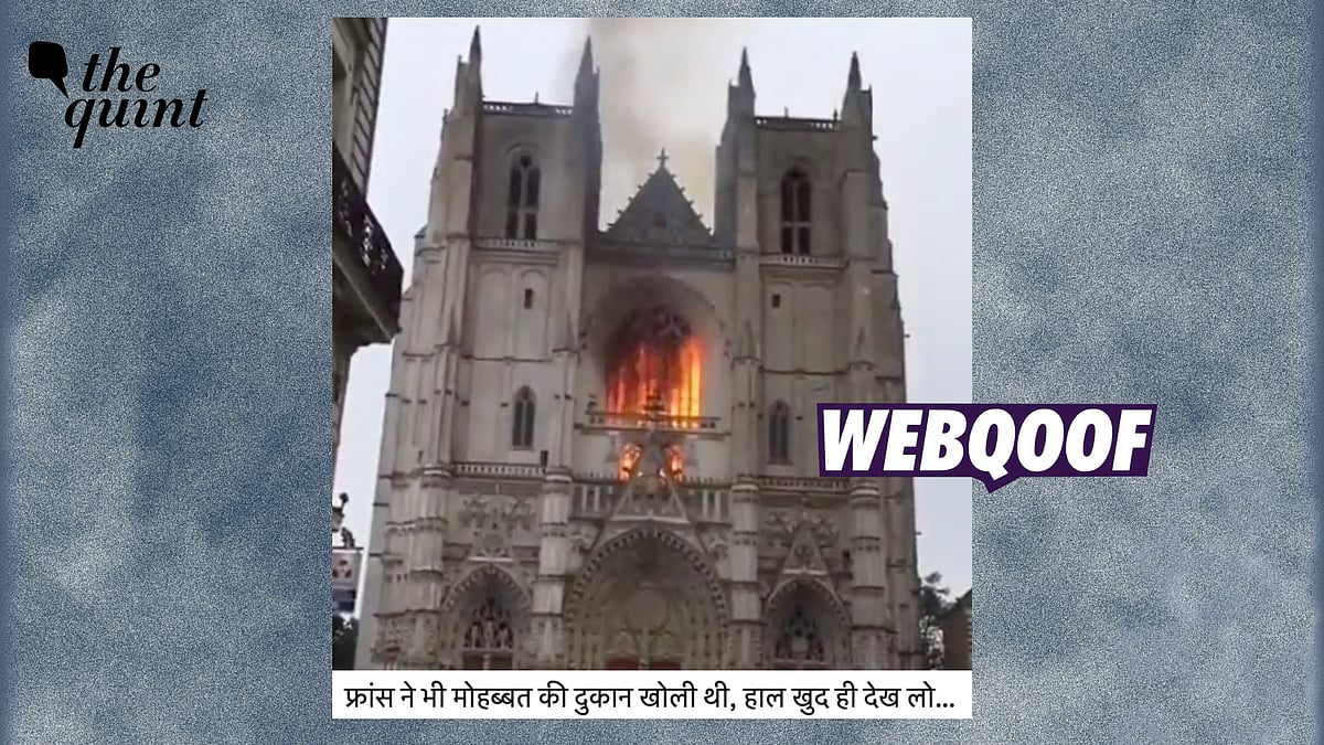 Fact-Check | No, This Cathedral Was Not Set on Fire During the Recent ...