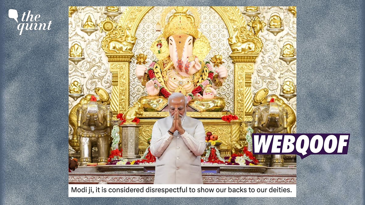 Fact-Check | Did PM Modi Disrespect God by Turning His Back Towards the ...