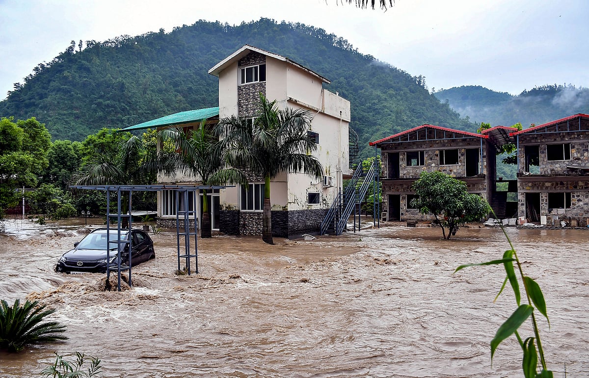 Dehradun Defence College Building Collapses as Heavy Rains Batter ...