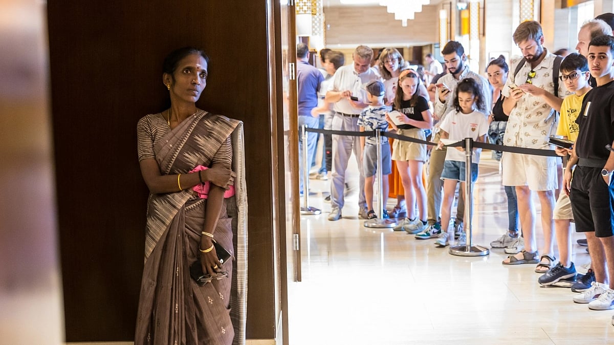 In Photos: Proud Mom Nagalakshmi – Praggnanandhaa’s Support System at World Cup