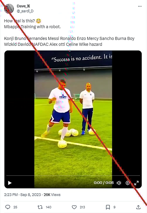 Fact-Check | Digitally Altered Video Passed Off as Footballer Kylian ...
