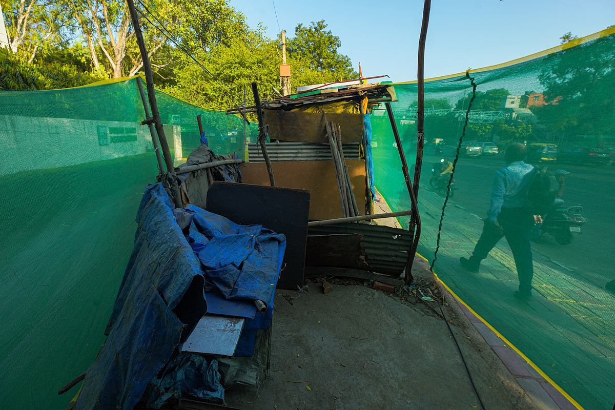 In Photos | 'Ashamed of Poverty': Green Sheets Mask Delhi Slums Ahead ...