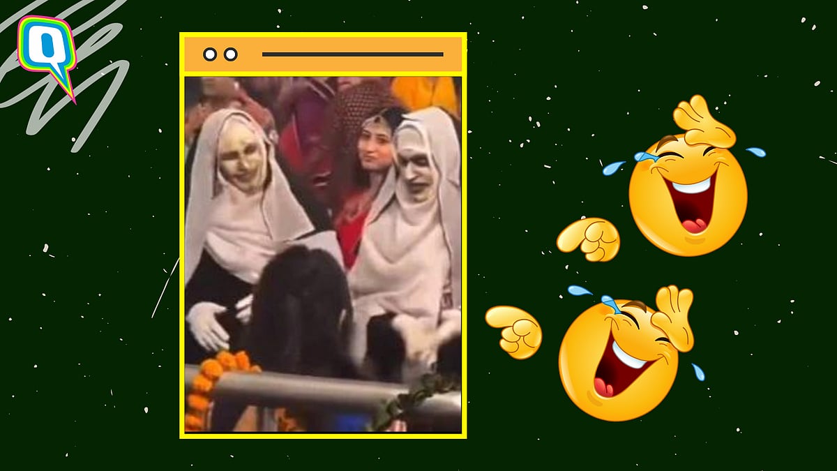 Duo Goes Viral For Performing Garba In Nun Costumes; Sparks Hilarious ...