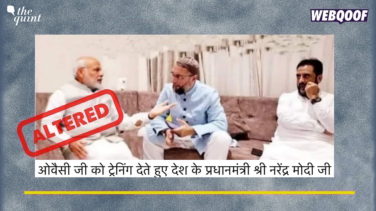 Fact-Check | Did PM Modi Meet With AIMIM Chief Asaduddin Owaisi Ahead ...