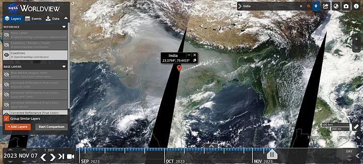 Air Pollution: NASA Satellite Images Show Thick Smog Layer Over ...