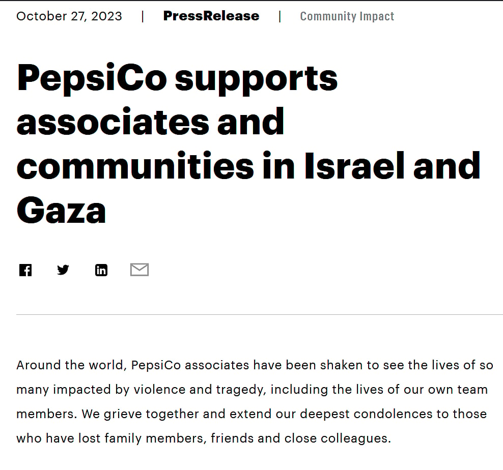 Fact-Check | Neither Is PepsiCo Israeli Company Nor Did They Change ...