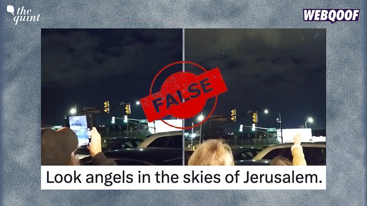Fact-Check: Did People See Angels in the Sky in Jerusalem? No!