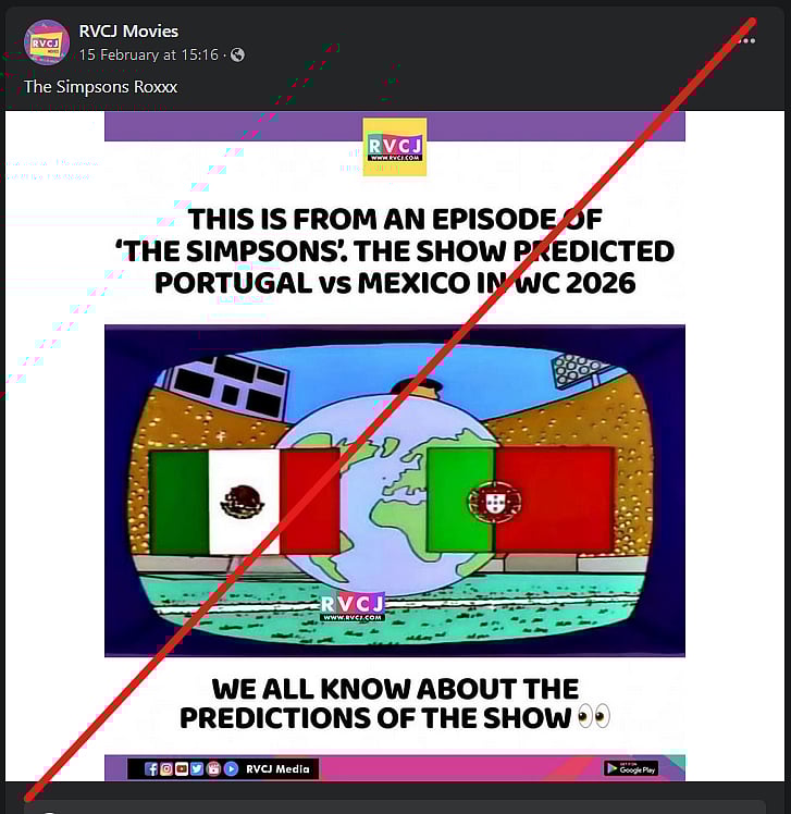 Fact-check | No, The Simpsons Didn't Predict Mexico vs Portugal Final ...