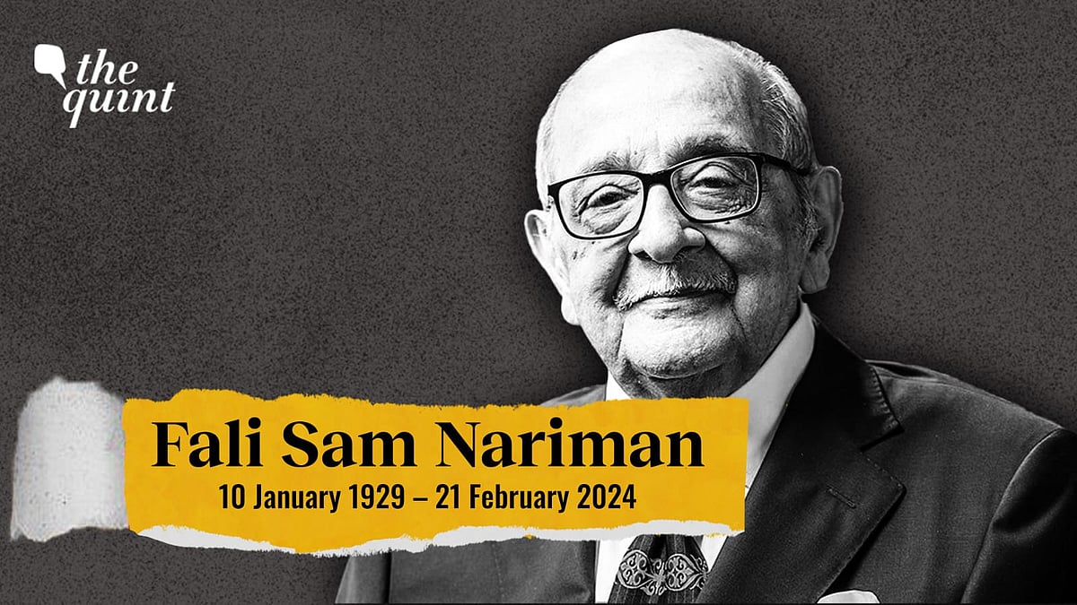 ‘This Loss Feels Personal’: How Fali Sam Nariman Was My North Star in Law & Life | OPINION