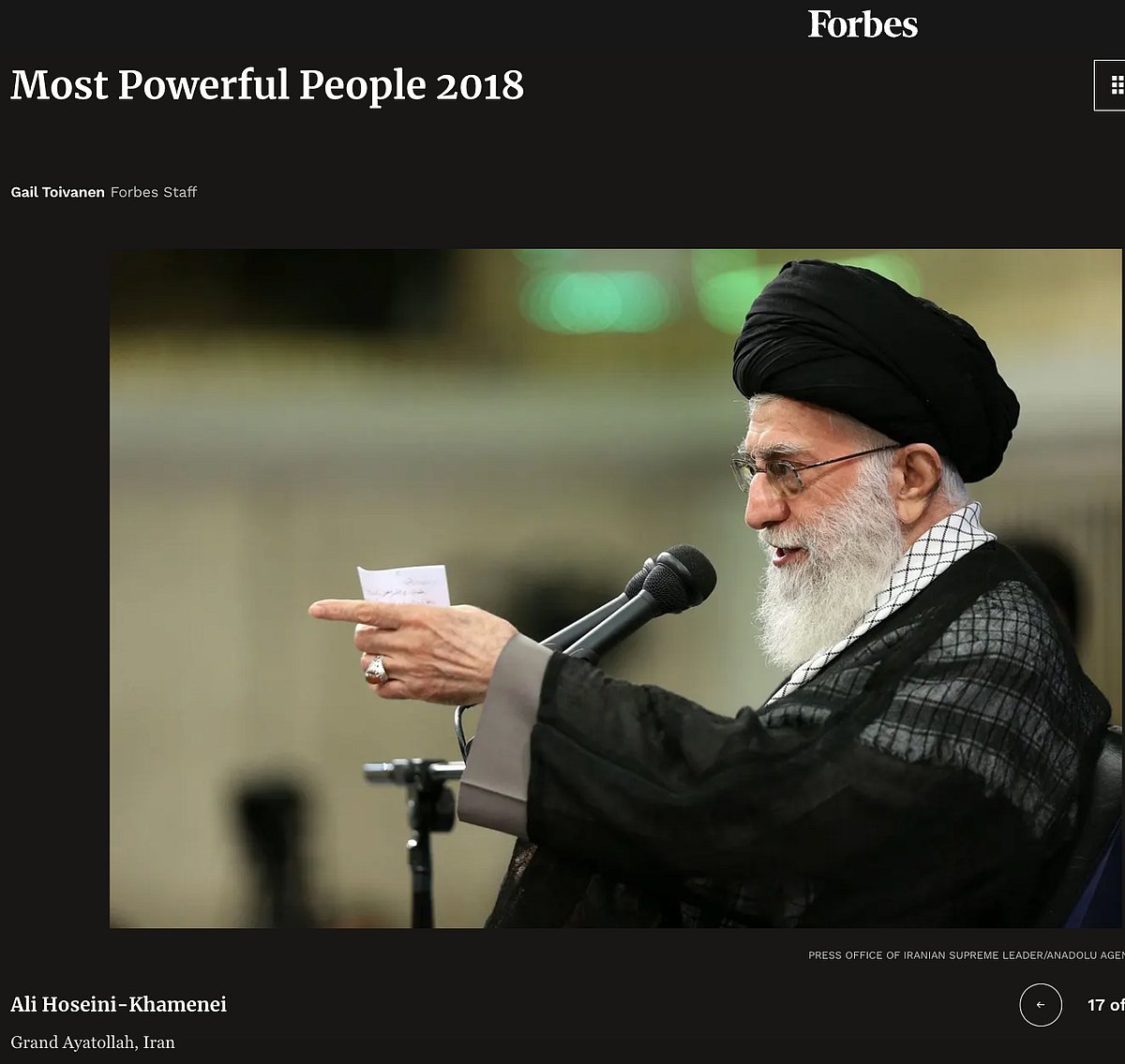 Fact-Check | Fabricated Image of Forbes Magazine Cover With Iran's ...