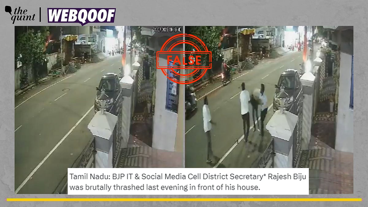 Fact-Check | This Video of BJP Leader Getting Thrashed in Tamil Nadu Is ...
