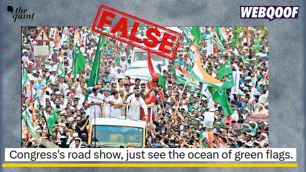 Fact-check |Old Image of Congress Rally With IUML Flags in Wayanad ...