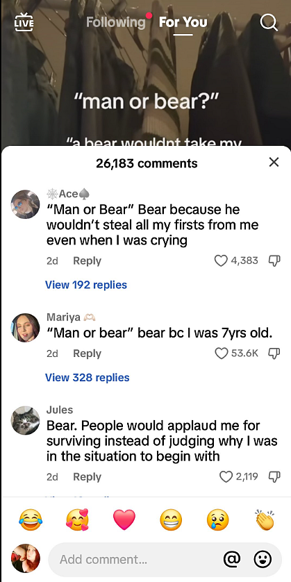 Women Are Choosing ‘Bears’ in a Viral ‘Bear vs Man’ Debate: What That Means