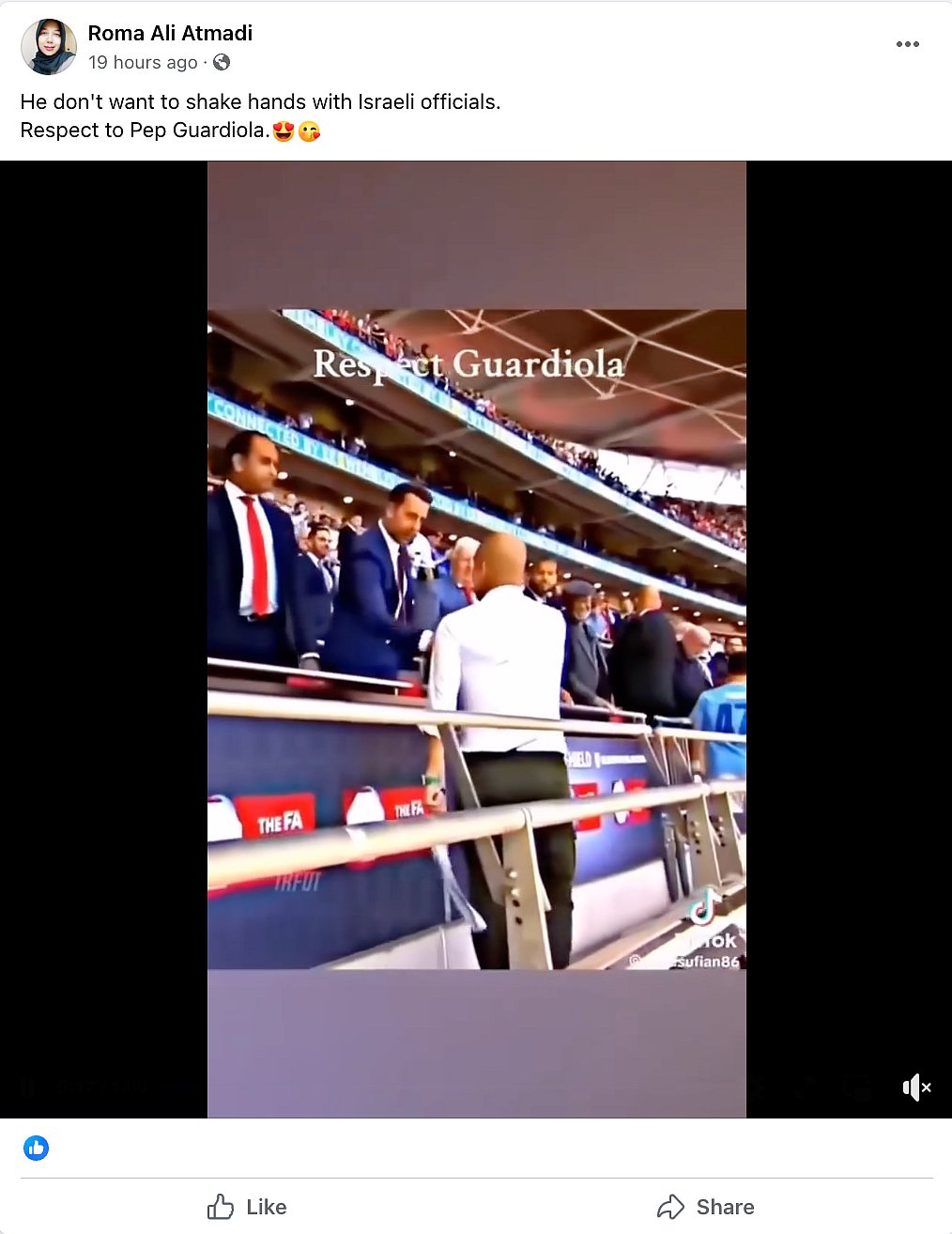 Fact-Check: Viral Video Does Not Show Pep Guardiola Ignoring ‘Israeli ...