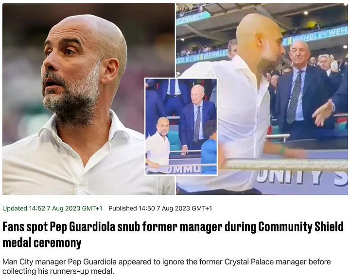 Fact-Check: Viral Video Does Not Show Pep Guardiola Ignoring ‘Israeli ...