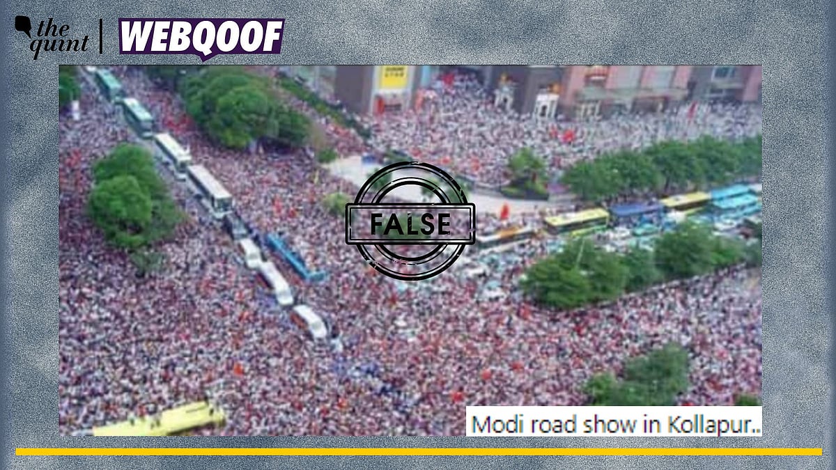 Fact-Check | No, This Image Does Not Show Crowd Gathered for PM Modi’s Roadshow in Kollapur