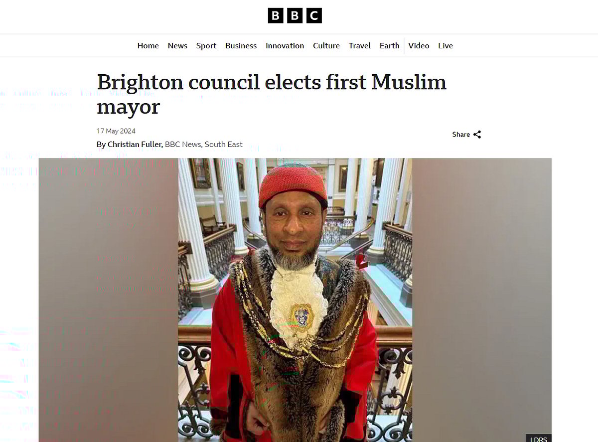 Fact-Check | This Man Being Welcomed by People Is Not Brighton & Hove Mayor