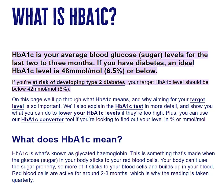 Fact-Check | No, US Doctors Haven’t Admitted That HbA1c Range Between 7 ...