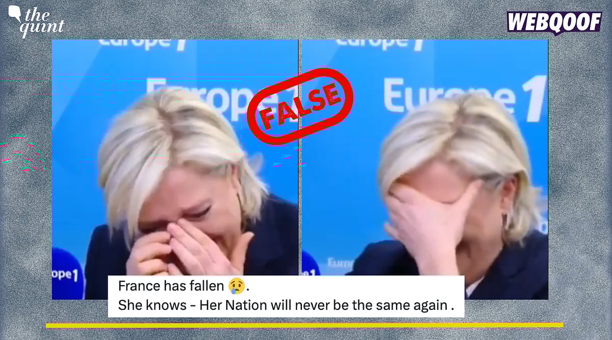 Fact-Check: Does This Video Show Marine Le Pen Crying After Losing ...