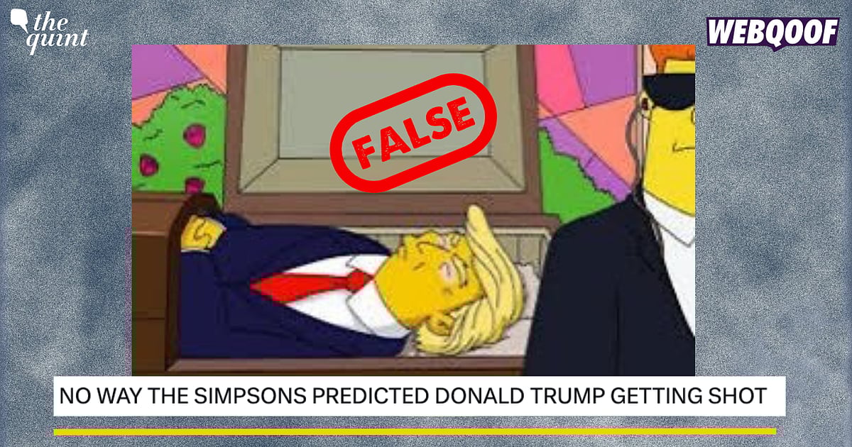 Donald Trump Shot Fact-Check: Simpsons Predicted Former US President ...
