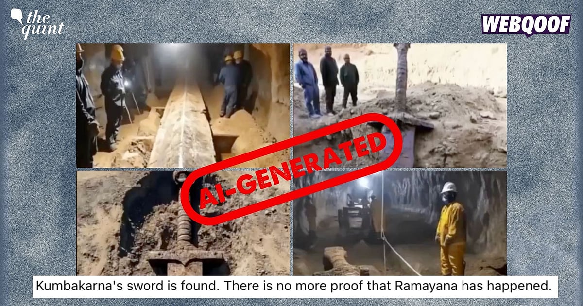 Fact-Check: Huge Sword Of Kumbhakarna in Ramayana Found? No, These ...