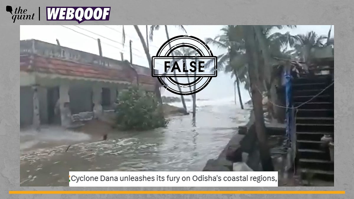 Fact-Check: Does This Video Show Impact of Cyclone Dana in Odisha? No!