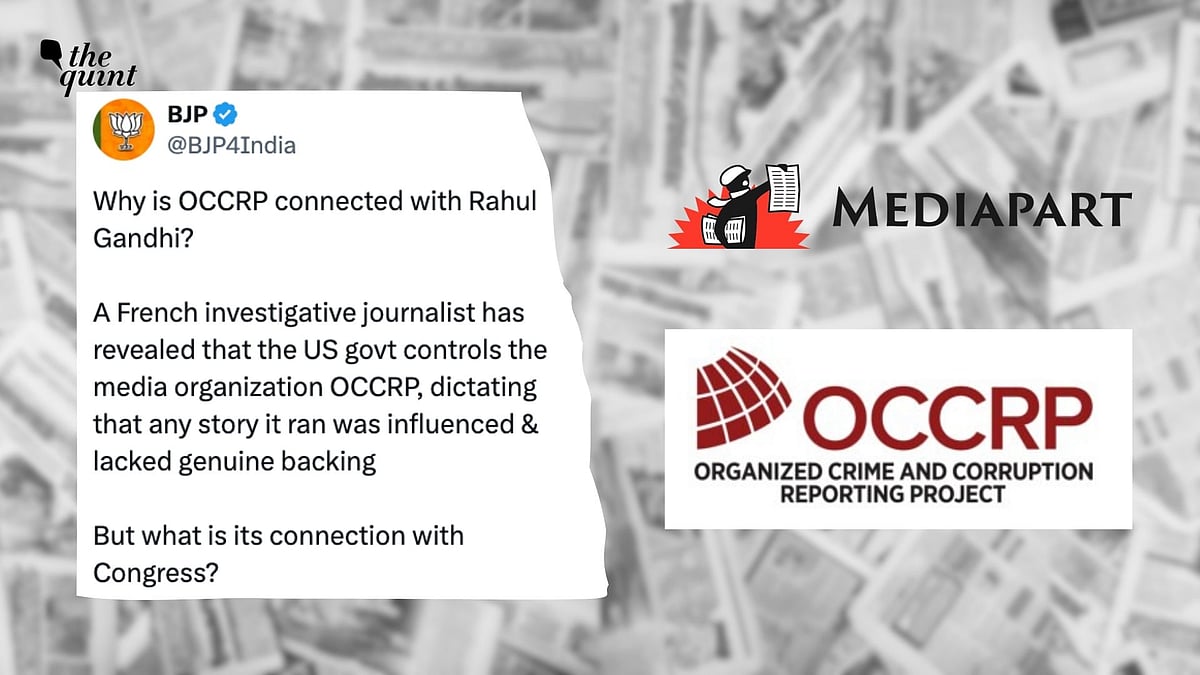 BJP Misrepresents Mediapart’s Report on OCCRP, Spreads Unfounded Narratives