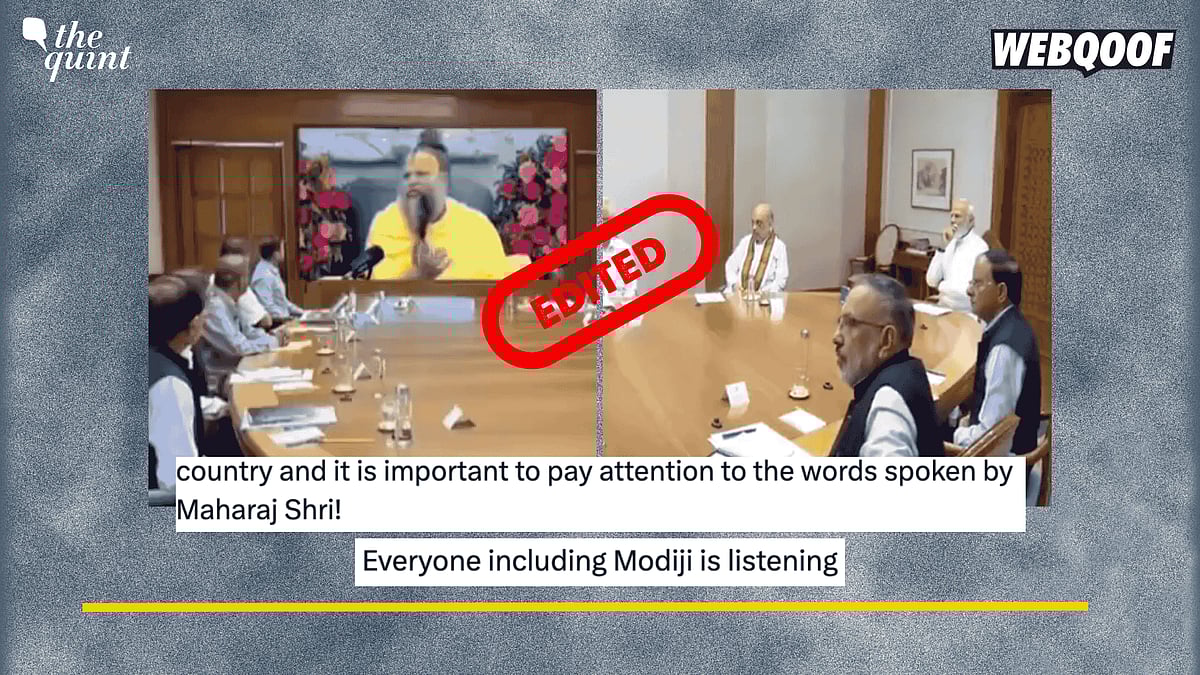 Fact-Check: Edited Video Of PM Video Viral To Falsely Claim That He Met ...